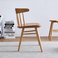 China Solid Wood Dining Chair for Restaurant Cafe Durable Easy Clean 2pcs MOQ for sale