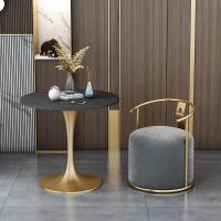 China Customizable Retro Coffee Shop Bar Booth Set Metal PU Leather Fabric Restaurant Furniture for sale