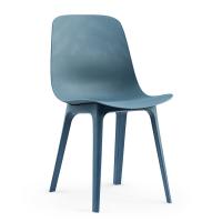 China Modern Stackable Plastic Dining Chair for Restaurant Cafe Leisure 4 Colors Optional for sale