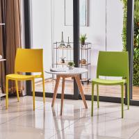 China Stackable PP Plastic Chair for Restaurant Cafe Dining 4pcs per Carton Modern Design for sale
