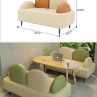 China Modern PU Leather Sofa Seating Booth Dining Table Set with Chairs for Restaurant Coffee Shop for sale