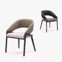 China Nordic Solid Wood Dining Chair with PU Leather Seat for Home Hotel Restaurant Custom Size for sale