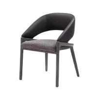 China Nordic Solid Wood Dining Chair with PU Leather Seat for Home Hotel Restaurant Custom Size for sale