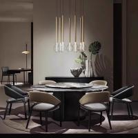 China Nordic Solid Wood Dining Chair with PU Leather Seat for Home Hotel Restaurant Custom Size for sale