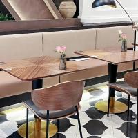 China Modern Minimalist Nordic Dining Chairs and Table Set for Coffee Shops Bars Restaurants Custom Size for sale