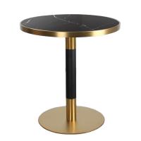 China Light Luxury Restaurant Dining Table Coffee Shop Leisure Table Custom Size Plywood Retro Style for sale
