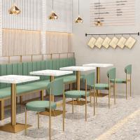 China Wholesale Modern PU Leather Wooden Restaurant Booth Sofa and Dining Table Chairs Set for sale