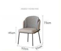 China Modern Restaurant Dining Booth Set Metal Coffee Table with PU Leather Chairs Custom Color for sale