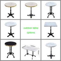 China Custom Hamburger Dining Table for Restaurants Plywood Solid Wood 4 Seats for sale