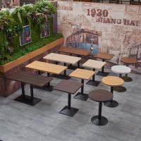 China 60cm Round Table for 2 Seater Restaurant Cafe Furniture Classic Style Custom Size for sale
