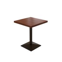 China Solid Wood Rattan Dining Table Set for Restaurant Cafe Commercial Use Custom Color for sale