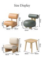 China Modern Restaurant Dining Table and Chairs Set PU Leather Wooden Coffee Shop Furniture Custom Color for sale