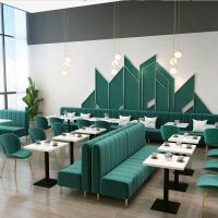China Modern Dining Table and Chair Set 120x60xH75cm for Restaurant Hotel Commercial Use for sale