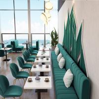 China Modern Dining Table and Chair Set 120x60xH75cm for Restaurant Hotel Commercial Use for sale