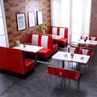 China Modern Restaurant Table and Dining Chair Set Customizable 120x60xH75cm for Coffee Shop Hotel for sale