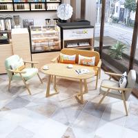 China Wholesale Nordic Solid Wood Restaurant Dining Table and Chair Set OEM Custom Sizes 120x60xH75cm for sale