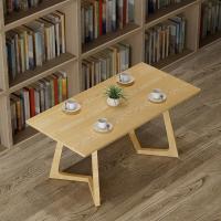 China Wholesale Nordic Solid Wood Restaurant Dining Table and Chair Set OEM Custom Sizes 120x60xH75cm for sale