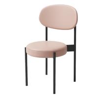 China Nordic Style PU Leather Metal Frame Restaurant Dining Table and Chair Set Custom for sale