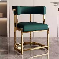 China Modern Leatherette Metal Dining Chair Set for Restaurant Cafe Hotel Custom Size Available for sale