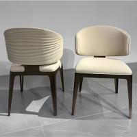 China Luxury Modern Restaurant Chair Wood Frame Upholstered Seat for Hotel Cafe Commercial Use 16 Years Experience for sale