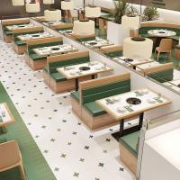 China Wholesale Modern Luxury Coffee Shop Furniture Set Customizable Restaurant Table and Chairs 4 Seats for sale