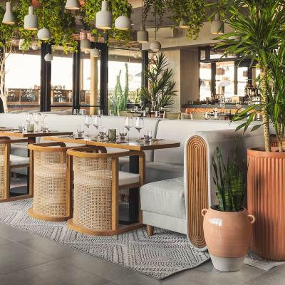 China Luxury Customizable Commercial Restaurant Corner Booth Seating Solid Wood PU Leather 2-Seat for sale