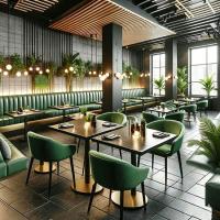 China Modern Stainless Steel Restaurant Dining Chair Customizable Eco-Friendly Furniture for Cafe Hotel for sale