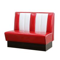 China American 50s Retro Diner Booth Multicolor Vintage Restaurant Booth Seating Fully Customizable 2-Seat Set for sale