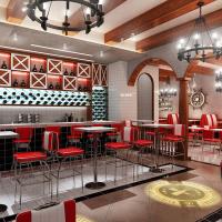 China 1950 Retro Style Restaurant Booth Sofa with Customizable Size and Color in Durable Solid Wood Construction for sale