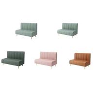 China Customizable Modern Restaurant Booth Sofa Set with Solid Wood and PU Leather for Cafe Furniture for sale