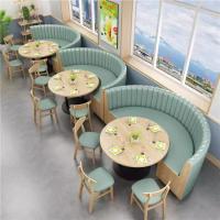 China Customizable Leather Upholstered Double Booth Seating 2-Seat Banquette Bench for Restaurant Cafe for sale