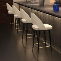 China Customizable Luxury Bar Chairs and Stools Durable Restaurant Furniture for Cafes and Bars for sale