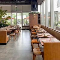 China Modern Eco-Friendly Durable Restaurant Furniture and Cafe Dining Booth Sets for sale