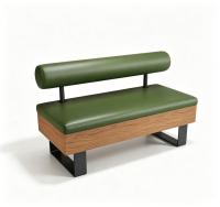 China Eco-Friendly Customizable Bench Booth Seating with Durable Metal Frame for Commercial Dining Sets for sale