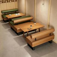 China Eco-Friendly Customizable Bench Booth Seating with Durable Metal Frame for Commercial Dining Sets for sale