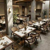 China Customizable Rattan Booth Seating with Durable PU Leather and High Load Capacity for Restaurants for sale