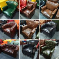 China American-style Vintage Retro Design Bar Sofa Set with Solid Wood Construction and Water Resistant Finish for Commercial Use for sale