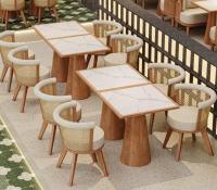 China Comfortable Solid Wood Restaurant Chair Customizable for Hotel and Cafe Projects for sale