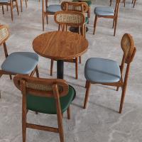 China Modern Design PU Leather Restaurant Furniture Set Customizable Commercial Dining Furniture for sale