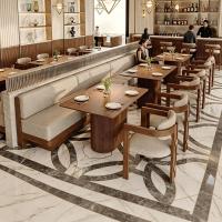 China Commercial Grade Modern White Wood Restaurant Set Durable Easy-Clean for Hotel Cafe Project Bulk Order for sale