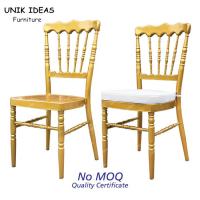 China Aluminum Chiavari Wedding Banquet Chair 15.7x17.7x35.4 Inch Stackable for sale
