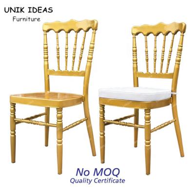 China Aluminum Chiavari Wedding Banquet Chair 15.7x17.7x35.4 Inch Stackable for sale