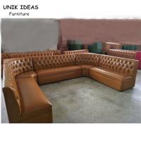 China Custom U Shaped Booth Seating Commercial Restaurant KTV Bench Furniture 2 Seater for sale