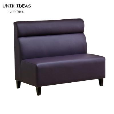 China Custom L Shaped Restaurant Booth Seating Commercial Cafe Leather Sofa Set for sale