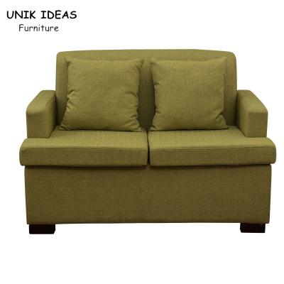 China 2 Seater Commercial Booth Seating Fabric Sofa 120x60x75CM for Restaurant Home for sale