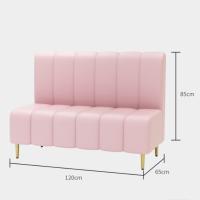 China Custom Leather Cafe Banquette Booth Seating 120x65x85cm for Restaurant Bar Home for sale