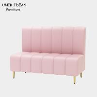 China Custom Leather Cafe Banquette Booth Seating 120x65x85cm for Restaurant Bar Home for sale