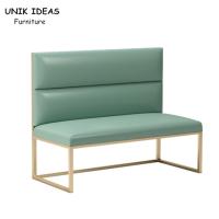 China Commercial Booth Seating L120xW65xH90cm PU Leather High Back Restaurant Furniture for sale