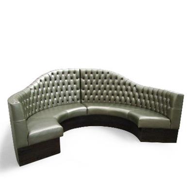 China 9 Seat U Shaped Sectional Sofa with Recliners High Back Nightclub Booth Seating for sale