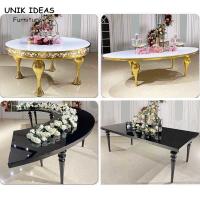 China Stainless Steel Folding Banquet Table 5 Foot 4 Foot Wedding Event Table for sale